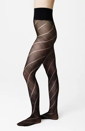 Swedish Stockings Kiitty Romb Pointelle Tights