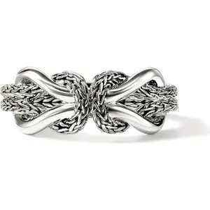 John Hardy Infinite Love Knot Sterling Band Ring - Silver