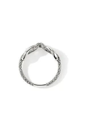 John Hardy Infinite Love Knot Sterling Band Ring