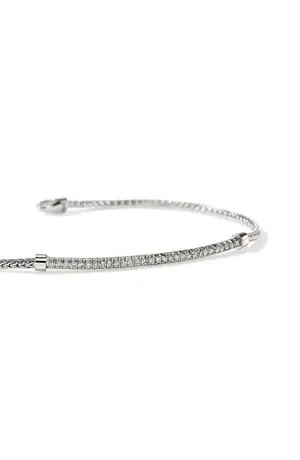 John Hardy Essentials Sterling Diamond Pav9 Bracelet