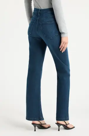 Warp + Weft Vancouver Mid Rise Straight Leg Jeans