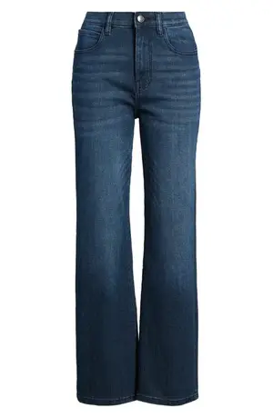 Warp + Weft Vancouver Mid Rise Straight Leg Jeans