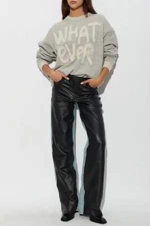 R13 Cotton Crew Neck Sweatshirt
