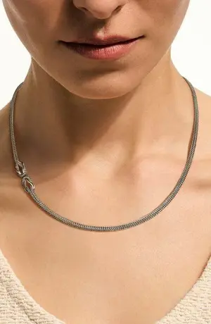 John Hardy Infinite Love Knot Station Necklace
