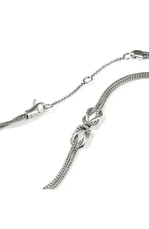 John Hardy Infinite Love Knot Station Necklace
