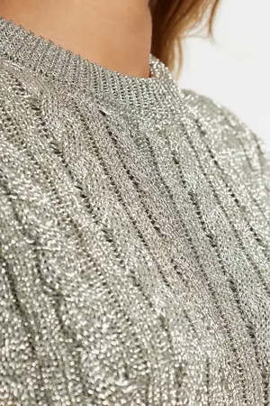 Alexander McQueen Sweater With Lurex Thread
