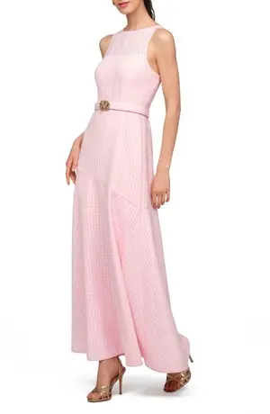 KAY UNGER Odella Sleeveless Organza Gown