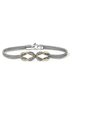 John Hardy Infinite Love Knot Bracelet, & 14k Yellow Gold - Silver