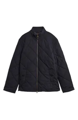 Barbour Corden Quilted Jacket - Dark Navy