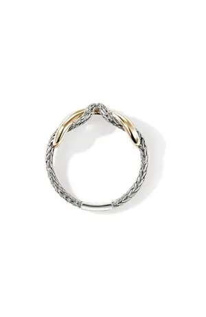 John Hardy Infinite Love Knot 14k Gold & Sterling Ring