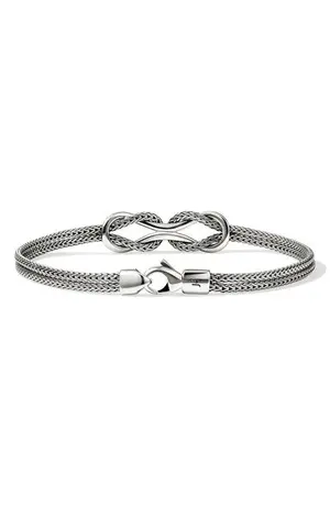 John Hardy Infinite Love Knot Sterling Bracelet
