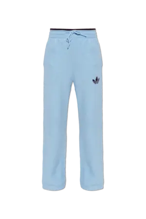 ADIDAS ORIGINALS Wide-leg Trousers - Blue