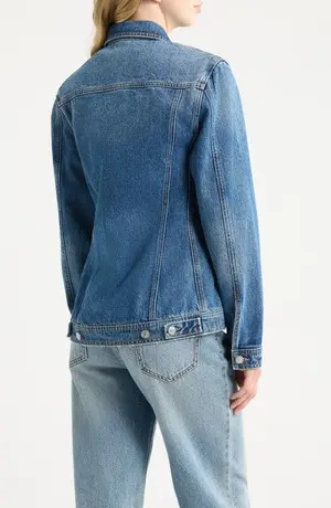 Warp + Weft So Cal Fit & Flare Denim Jacket