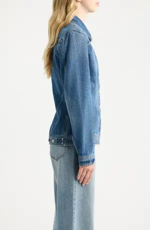 Warp + Weft So Cal Fit & Flare Denim Jacket