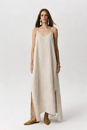 BULDAN'S Amara Dress - Beige