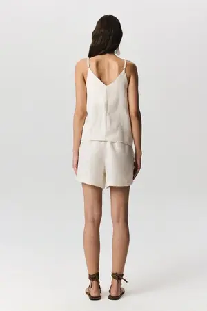 BULDAN'S Seta Strappy Top - Ivory