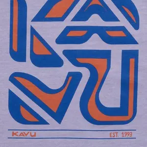 KAVU Cubed T-shirt - Dusted Grape