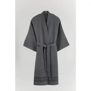 BULDAN'S Rin Cotton Bathrobe - Grey
