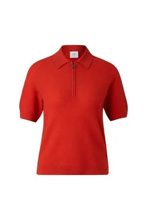Bogner Knitted Polo Shirt Shari - Red