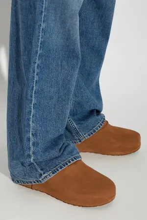UGG Suede ‘enwrap Clog’ Wedge Shoes