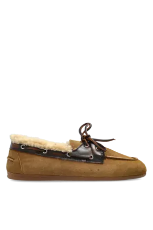 POSA Boat' Shoes In 'loafers' Style - Beige