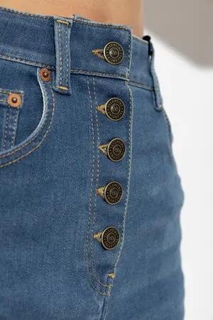 Valentino Garavani Jeans With Lace-trimmed Legs