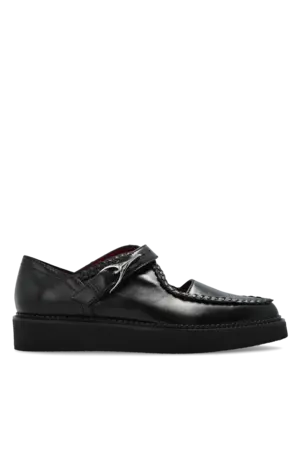 Alexander McQueen Wishbone Creeper’ Leather Shoes