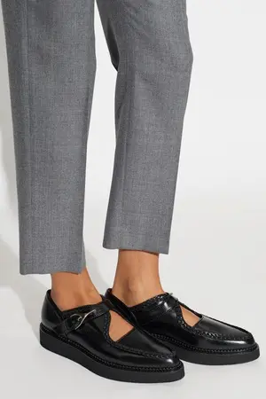 Alexander McQueen Wishbone Creeper’ Leather Shoes