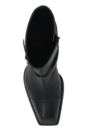 Alexander McQueen Leather Ankle Boots ‘niko Ankle Boots