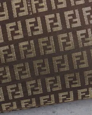 FWRD RENEW Fendi Zucchino Tote Bag - Brown