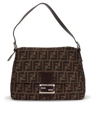 Fendi Zucca Mama Forever Baguette Shoulder Bag