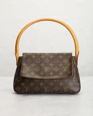FWRD RENEW Louis Vuitton Monogram Mini Looping Shoulder Bag