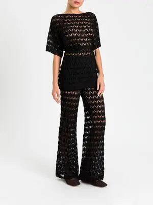 TWINSET Viscose Blend Trousers