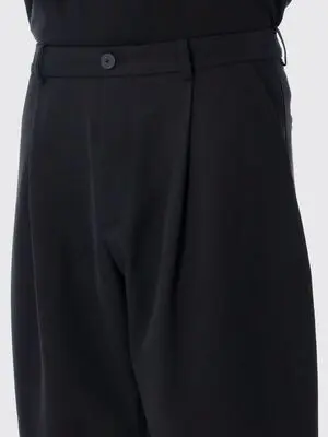 Studio Nicholson Tuck Pleated Wide-leg Trousers In Cotton With Welt Pockets