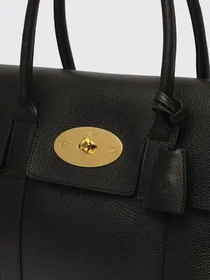 Mulberry Bayswater Handbag In Grained Calf Leather With Turn-lock Closure