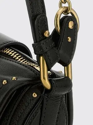 Chloé Paddington Grained Leather Mini Shoulder Bag With Padlock