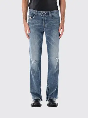 DIESEL® 1980 D-eeper Slim Fit Mid-rise Distressed Denim Jeans - Blue
