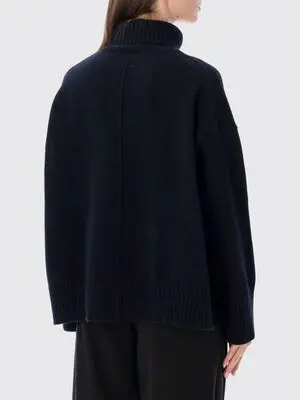 Soeur Merino Wool Turtleneck Jumper With Dropped Shoulders And Ribbed Trims