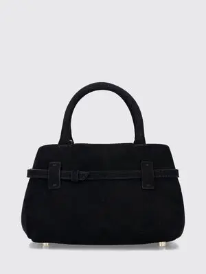 Manu Atelier Le Cambon 20 Mini Handbag In Leather With Removable Shoulder Strap