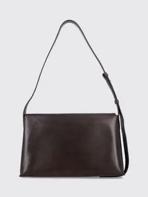 A.p.c. Simone Shoulder Bag In Smooth Cowhide Leather With Adjustable Strap - Brown