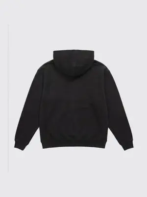 HTC LOS ANGELES Studded Cotton Zip-up Hoodie - Black
