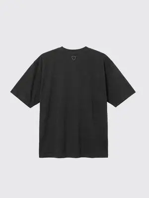 HTC LOS ANGELES Oversized Cotton Logo-print T-shirt With Dropped Shoulders