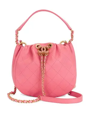 Chanel Calfskin Drawstring Bucket Bag