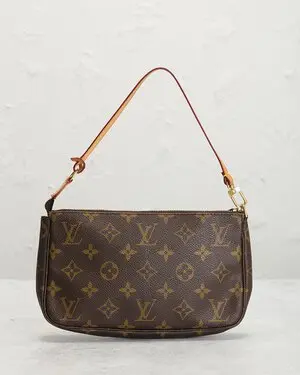 FWRD RENEW Louis Vuitton Monogram Pochette Accessoires Shoulder Bag - Brown