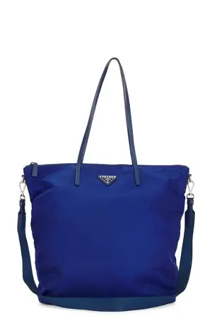Prada Tessuto Tote Bag - Blue
