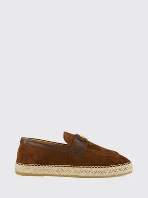 Valentino Garavani Suede Espadrilles With Vlogo Signature Plaque - Brown