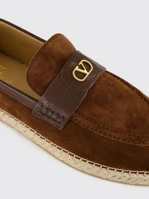 Valentino Garavani Suede Espadrilles With Vlogo Signature Plaque