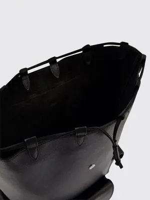 Celine Triomphe Lambskin Backpack With Drawstring And Flap Closure