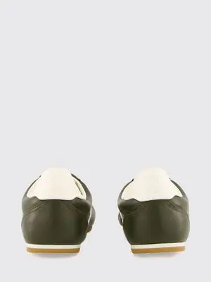 Bottega Veneta Shot Bi Abstract Pattern Calfskin Leather Sneakers