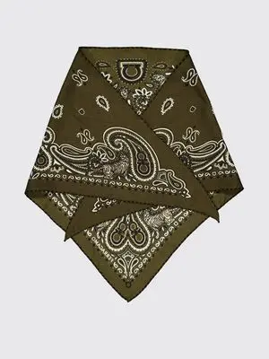 FERRAGAMO Arabesque Cashmere And Wool Triangle Scarf With Logo